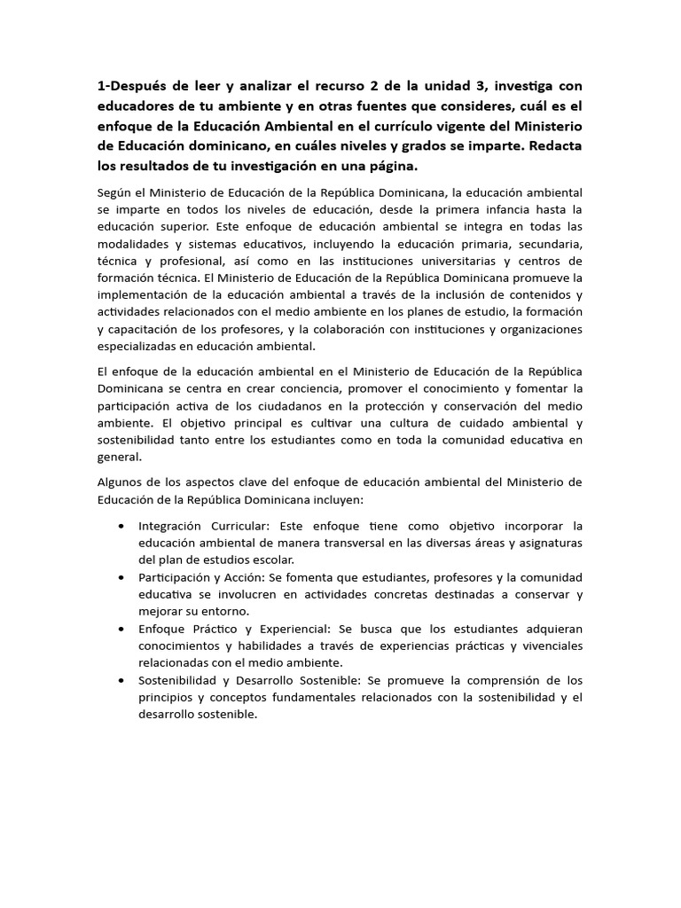 Unidad 3. Actividad 2. Entregable | PDF