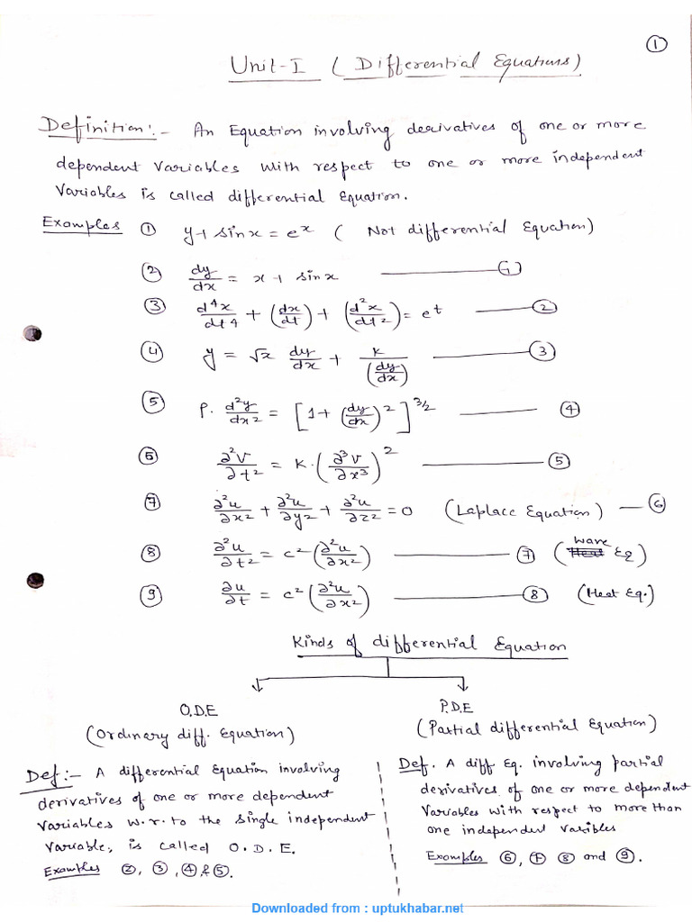 Differential Equation | PDF