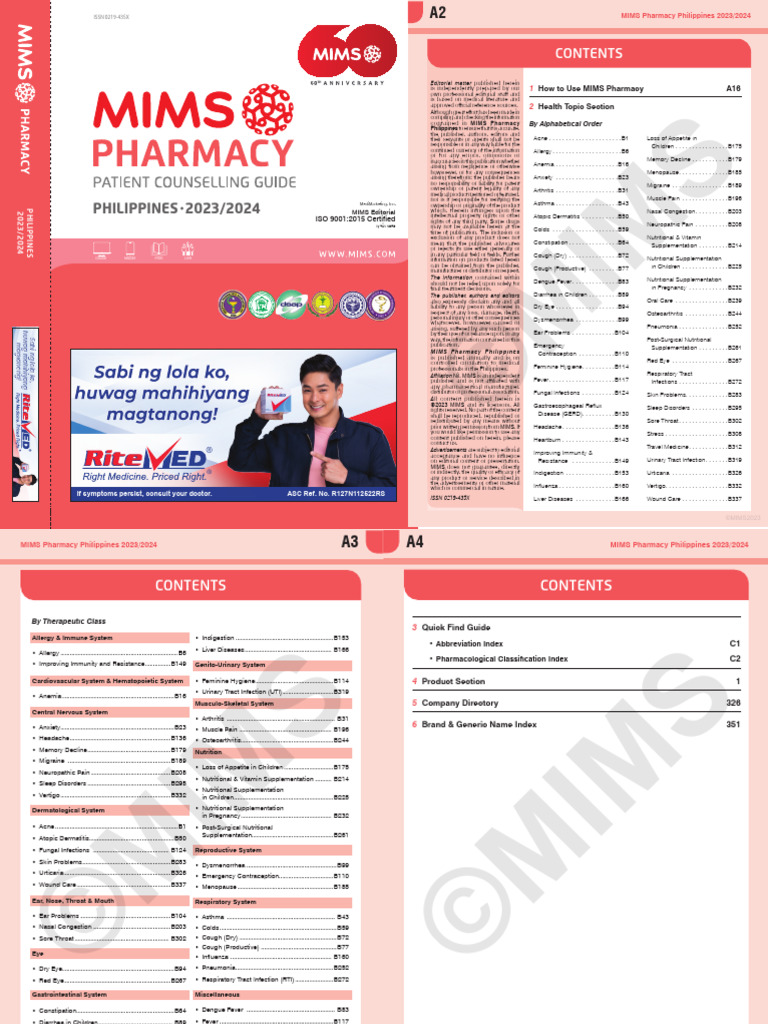 MIMS Digital Guide 2023-2024 | PDF | Pharmacy | Medical Prescription