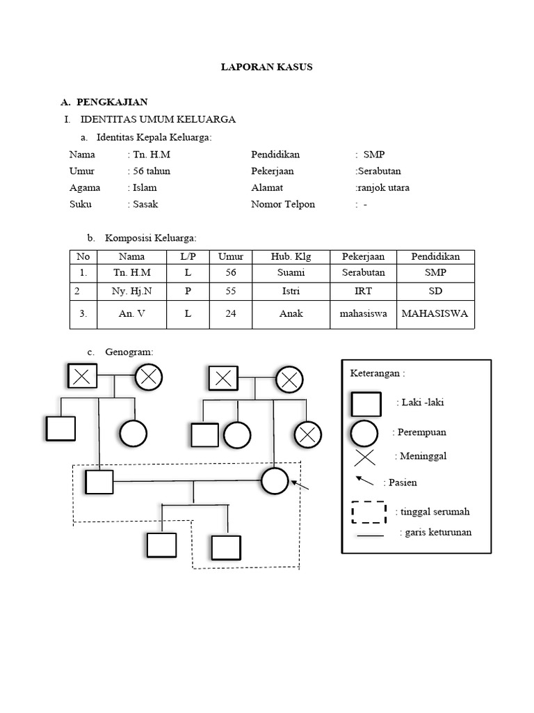 Laporan Kasus Keluarga | PDF