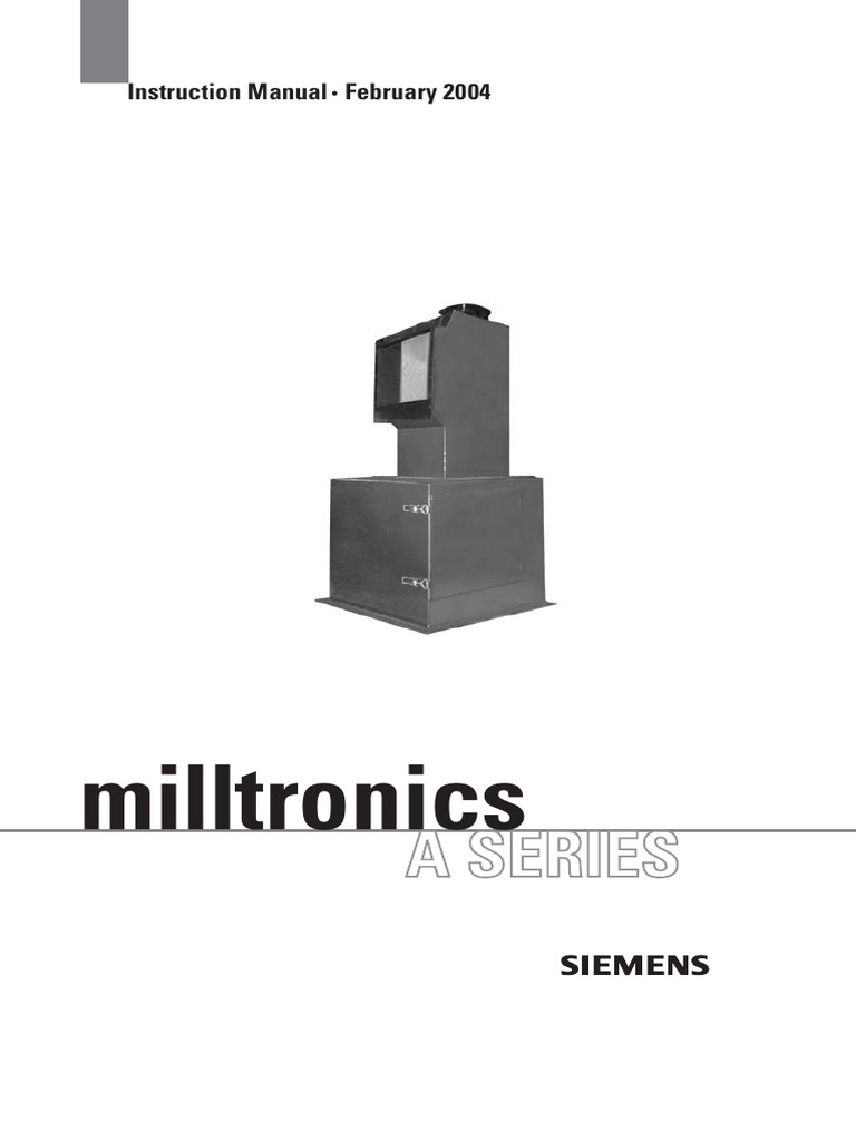 Siemens Milltronics A Series | PDF | Flow Measurement | Valve