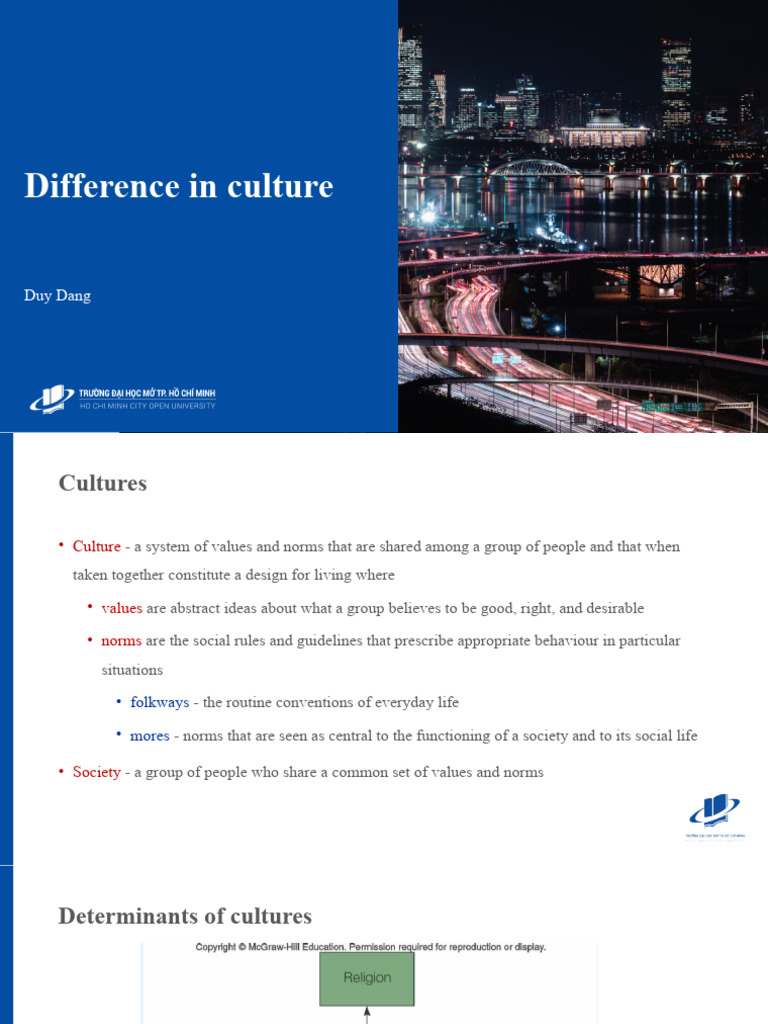 OU - LMS - MODULE 4 - DIFFERENCE IN CULTURES (Slide) | PDF | Social ...