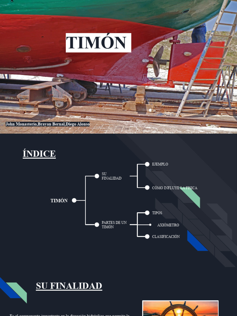 TIMÓN | PDF | Timón | Hélice