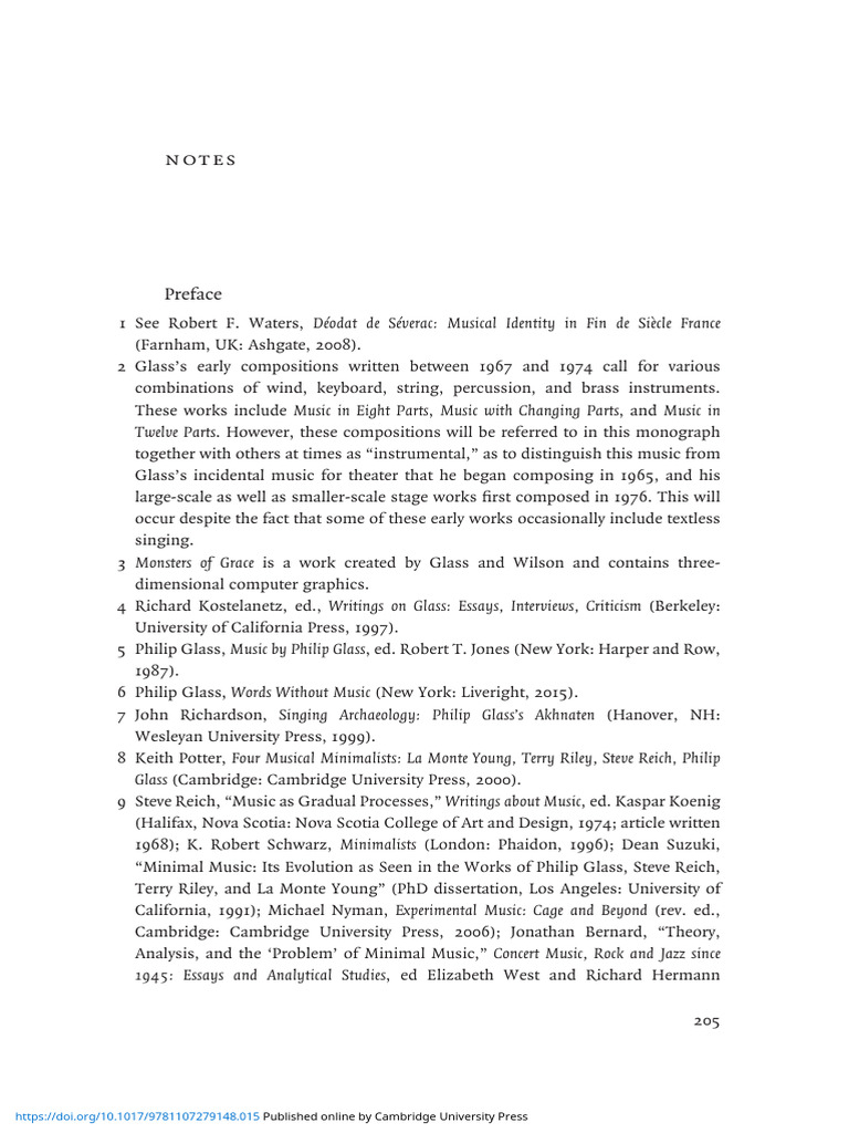 Philip Glass: Minimalism and Influence | PDF | Musicology