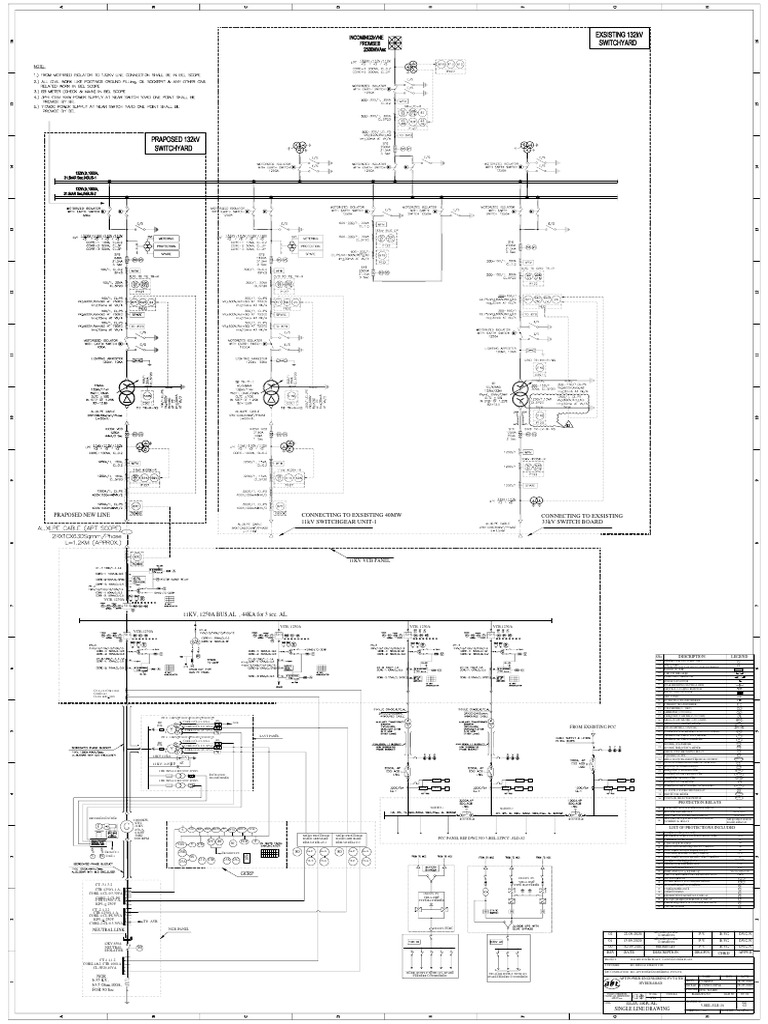 10MW, 11KV HV Sld-Rev-01 | PDF | Electric Power | Electrical Circuits