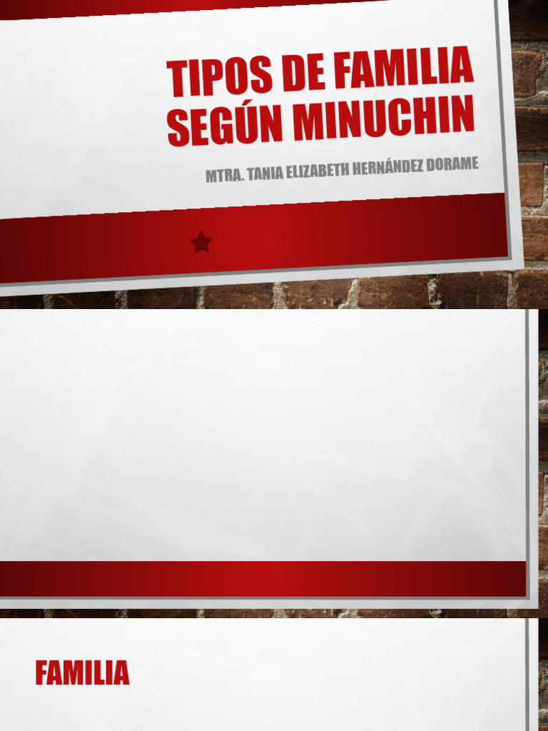Tipos de Familia Según Minuchin | PDF | Familia | Relaciones ...