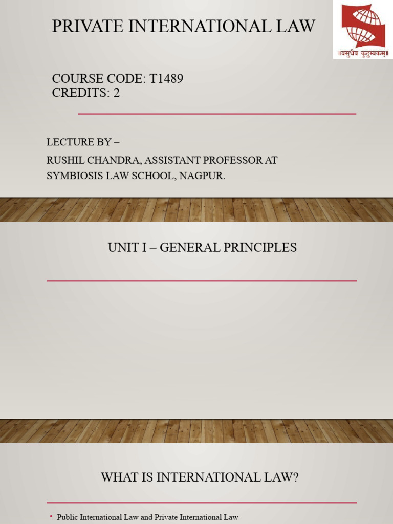 Understanding Private International Law | PDF | International Law ...