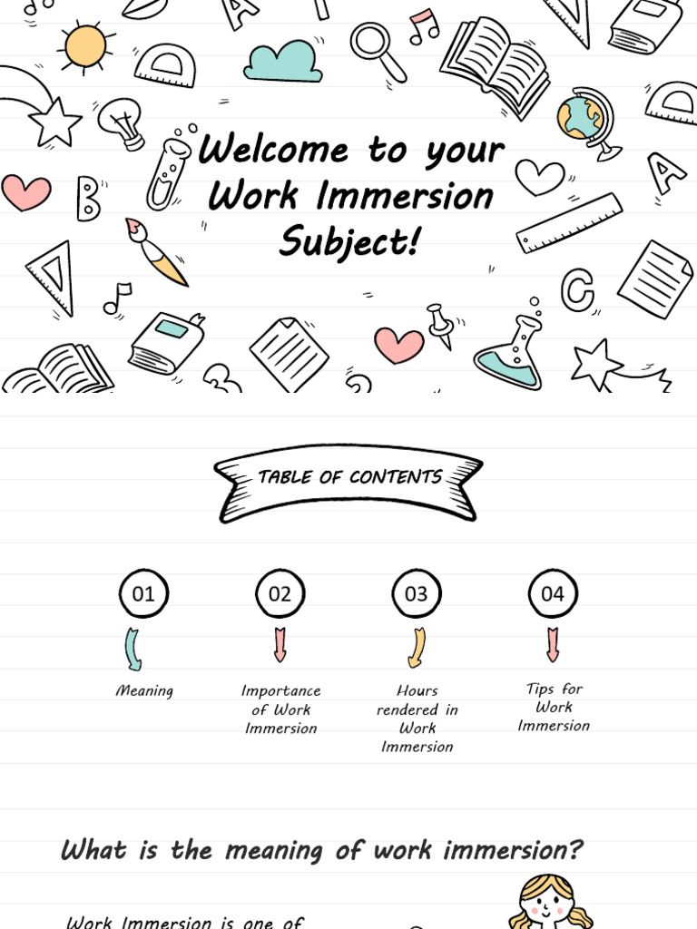 Intro To Work Immersion | PDF