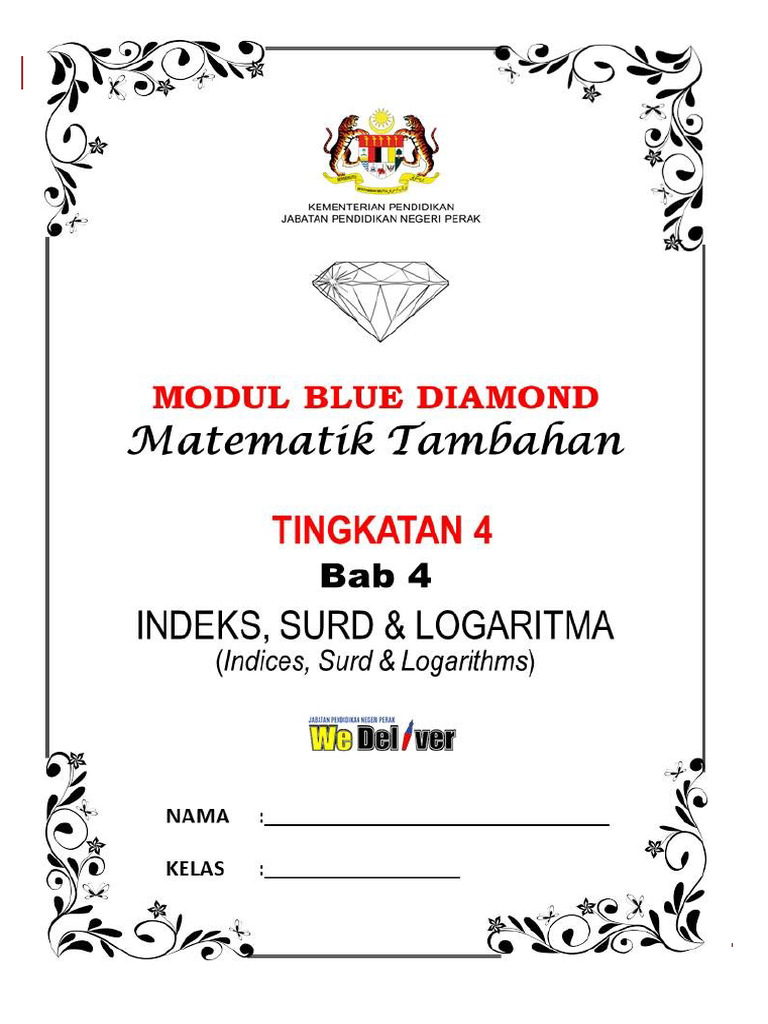 Tingkatan 4: Indeks, Surd, Logarithma | PDF