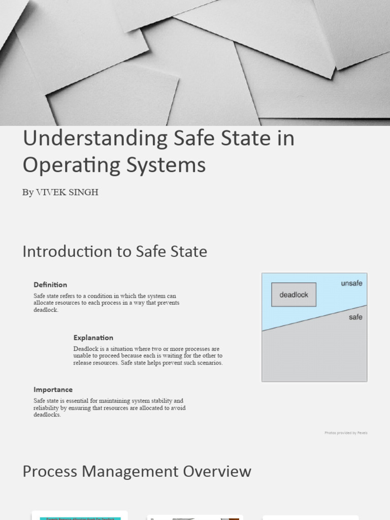 50 Vivek Singh Safe State | PDF | Computer Science | Concurrency ...