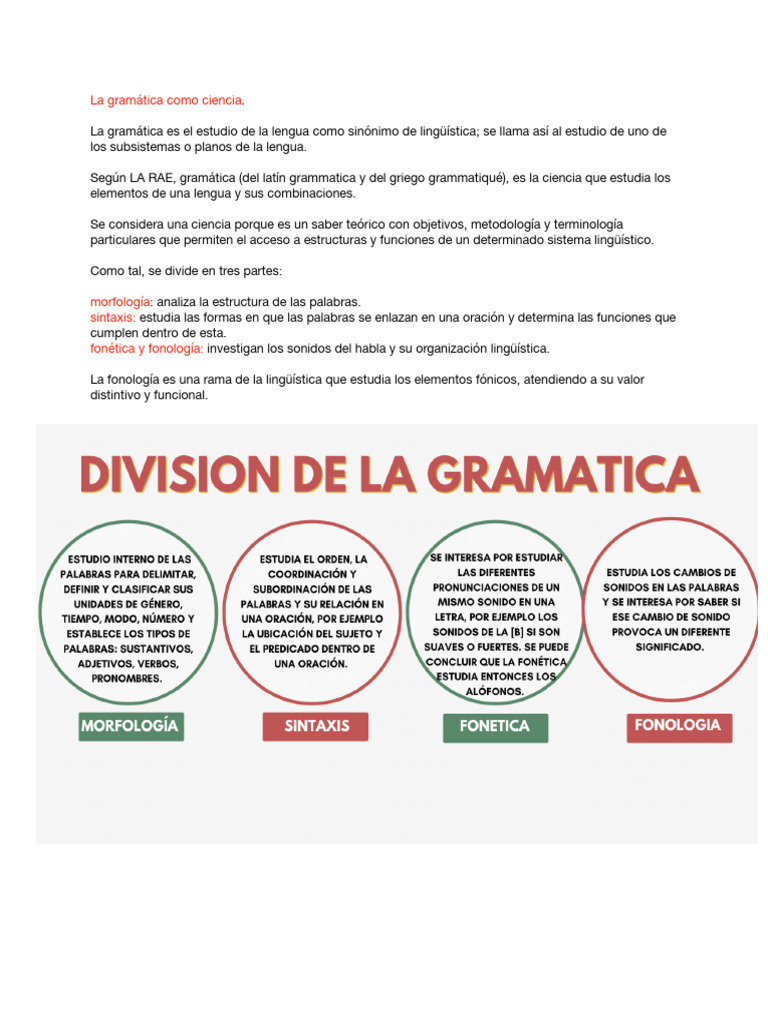 Gramatica 2 | PDF | Palabra | Habla