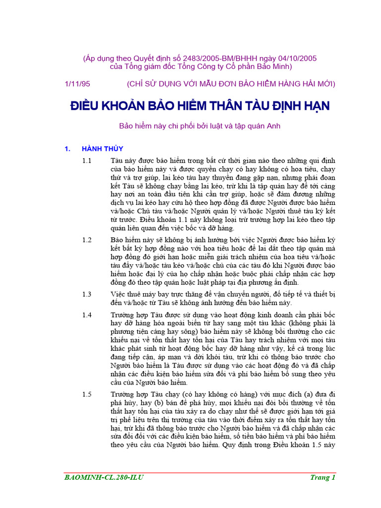 ITC - Hulls (95) - V-280 | PDF