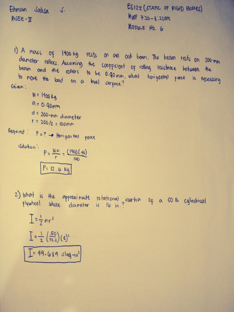 Es 122 Module No.6 | PDF