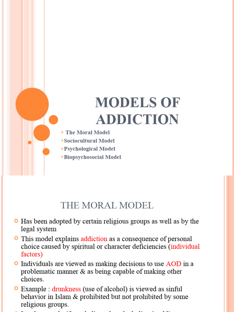 Models of Addiction | PDF | Substance Abuse | Psychology