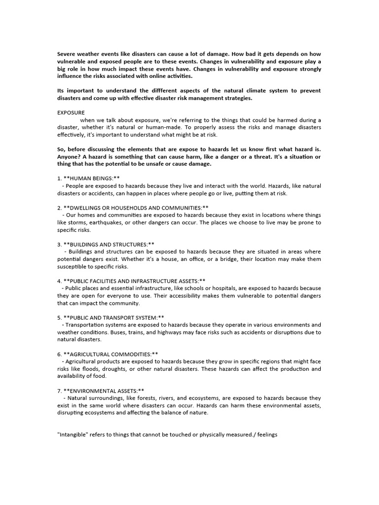 DRRR (Report Script) | PDF | Hazards | Risk