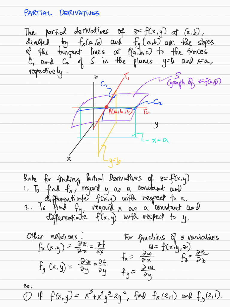 2_Partial-and-Total-Derivatives | PDF