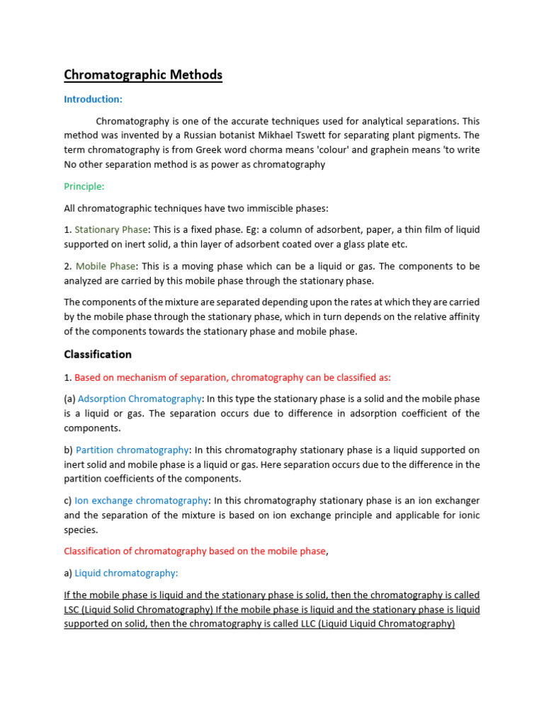 Module 3 Part 2 Chromatographic Techniques Pdf Chromatography Thin Layer Chromatography