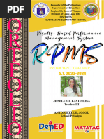 RPMS Tool 2024-2025 for Teachers | PDF | Learning | Pedagogy