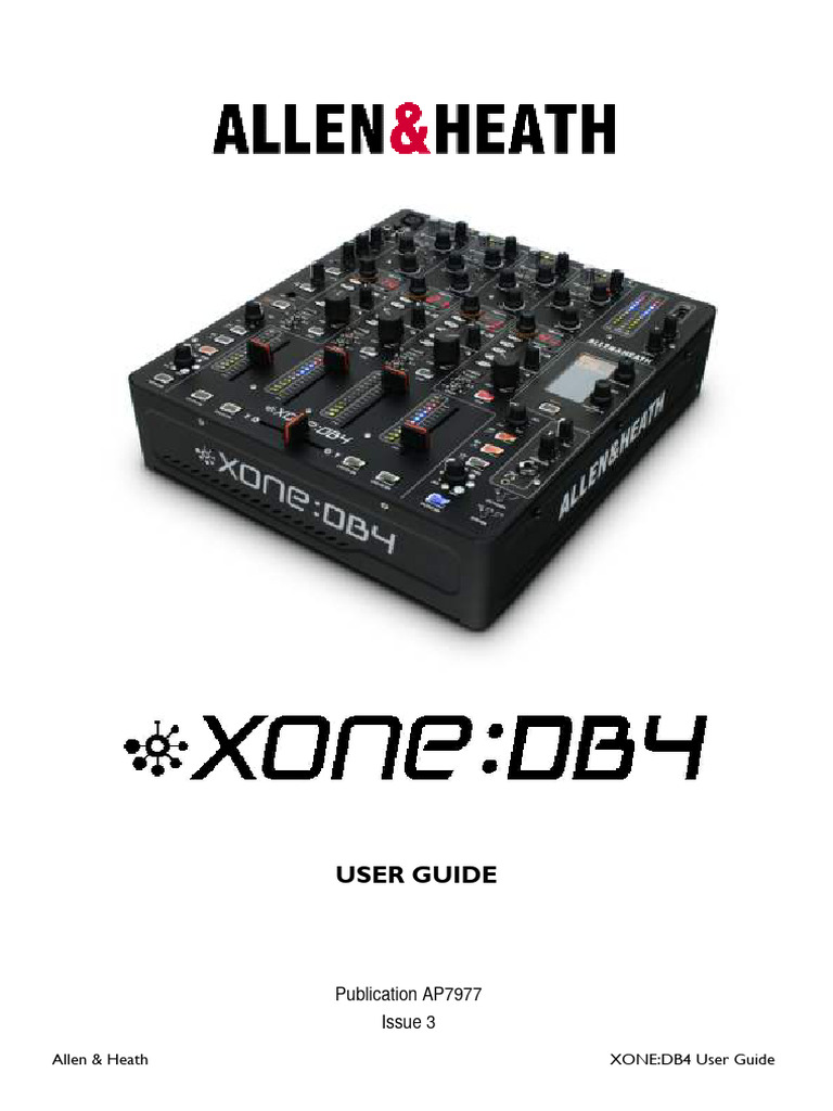 Allen Heath Xone DB4 User Guide | Download Free PDF | Chess