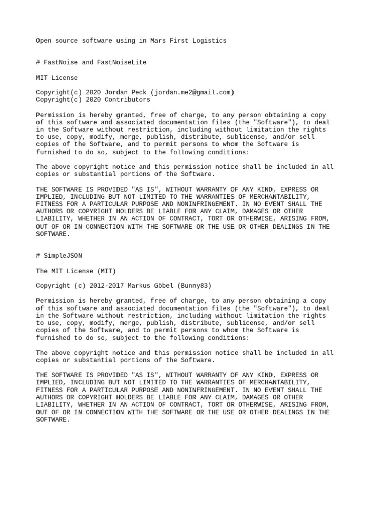 Open Sou 32123321 Rce Licenses | PDF