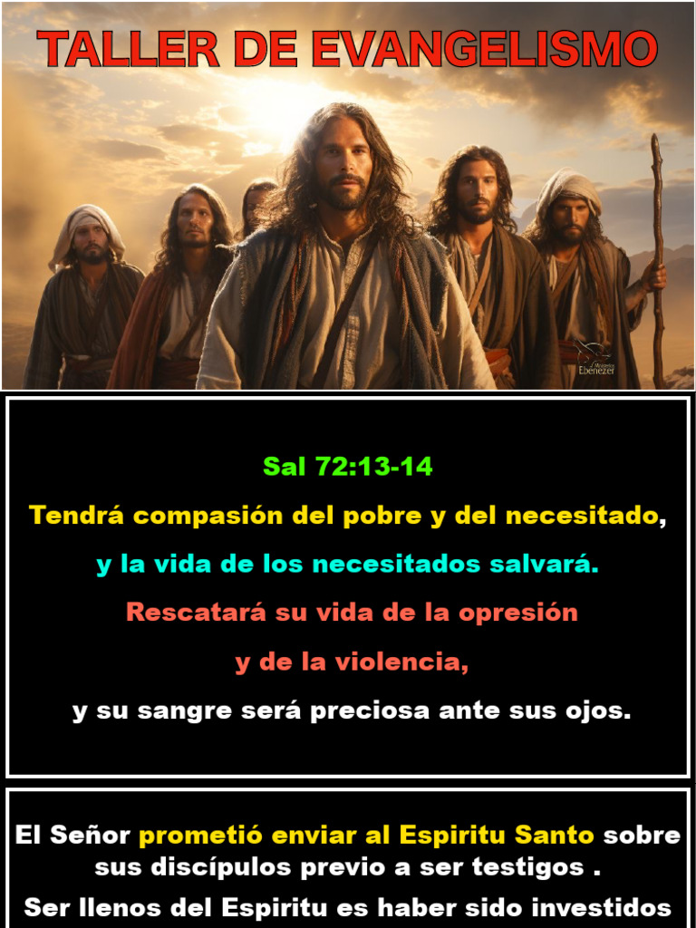 Taller de Evangelismo | PDF | Cristo (título) | Pecado