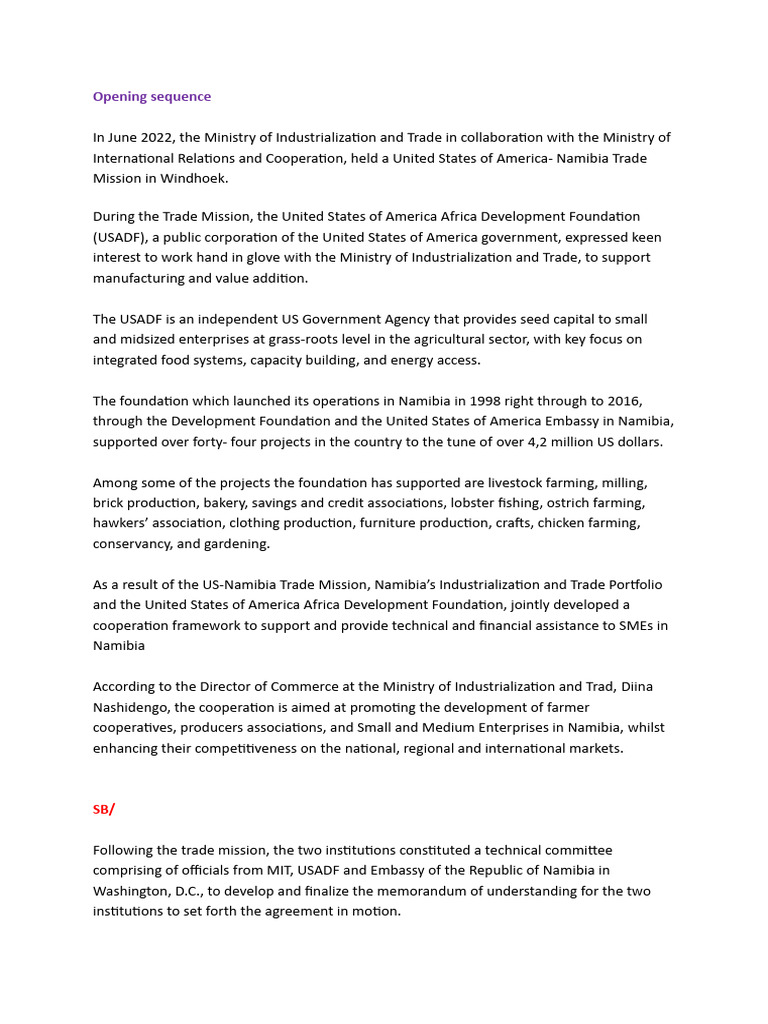 Final Script Pdf Silk Namibia