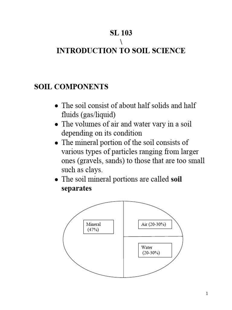 SL 103 - Soil Physical Properties - Hati | PDF | Sand | Soil