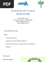 Anatomie de La Paroi Abdominale | PDF | Péritoine | Abdomen