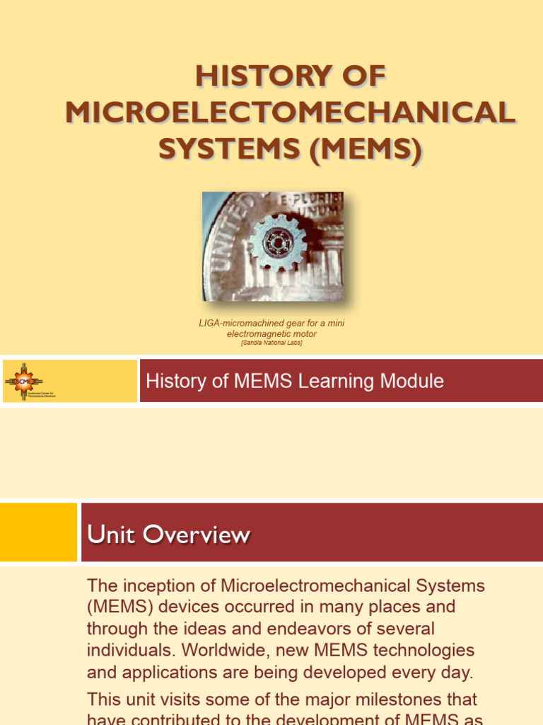 MEMS Evolution: Key Milestones | PDF | Integrated Circuit | Transistor