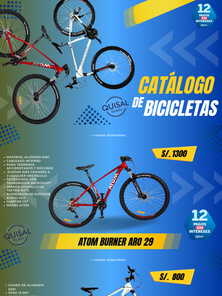 Catalogo Bicicletas 2024 V2 | PDF | Vehículos | Carros deportivos