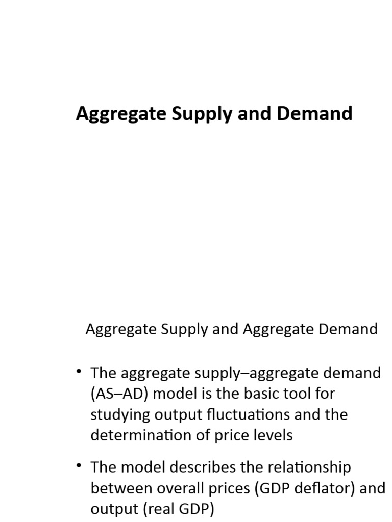 AD and AS Keynesian and Classical | PDF | Supply (Economics ...