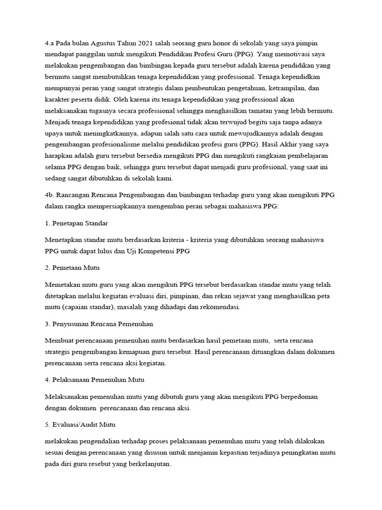 Jawaban Esay Sekolah Penggerak | PDF