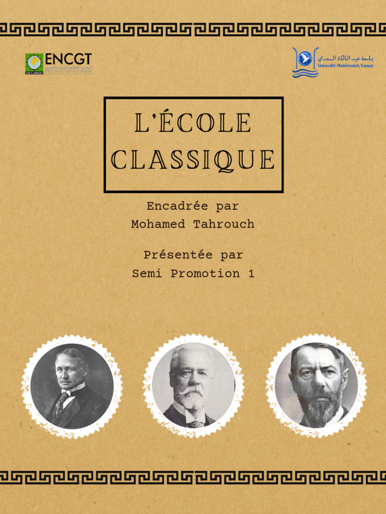 L'Influence de l'École Classique en Gestion | PDF | Révolutions | Charisme