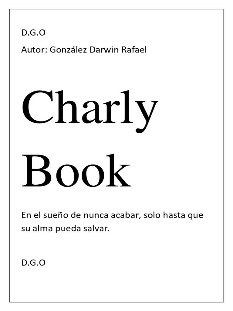 Charly Book-Capítulo1 La Leyenda | PDF