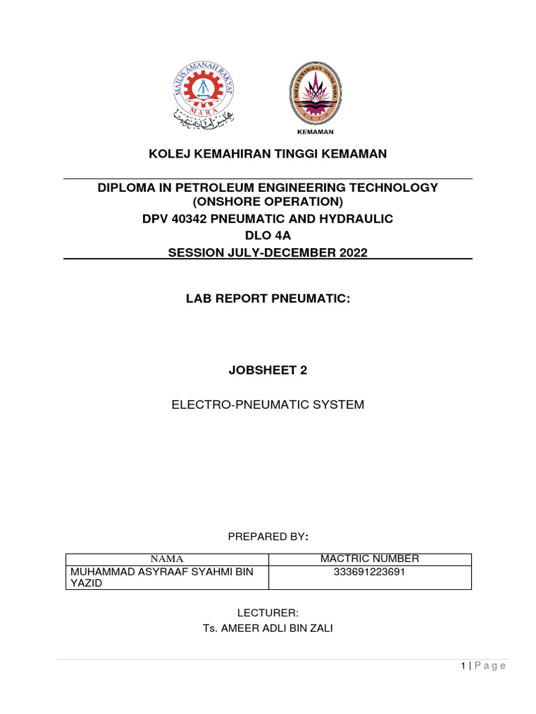 Electro-Pneumatic Systems Guide | PDF | Relay | Switch