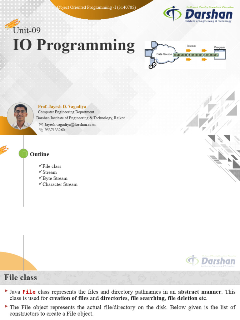 IO Programming | PDF | Computer File | Programming
