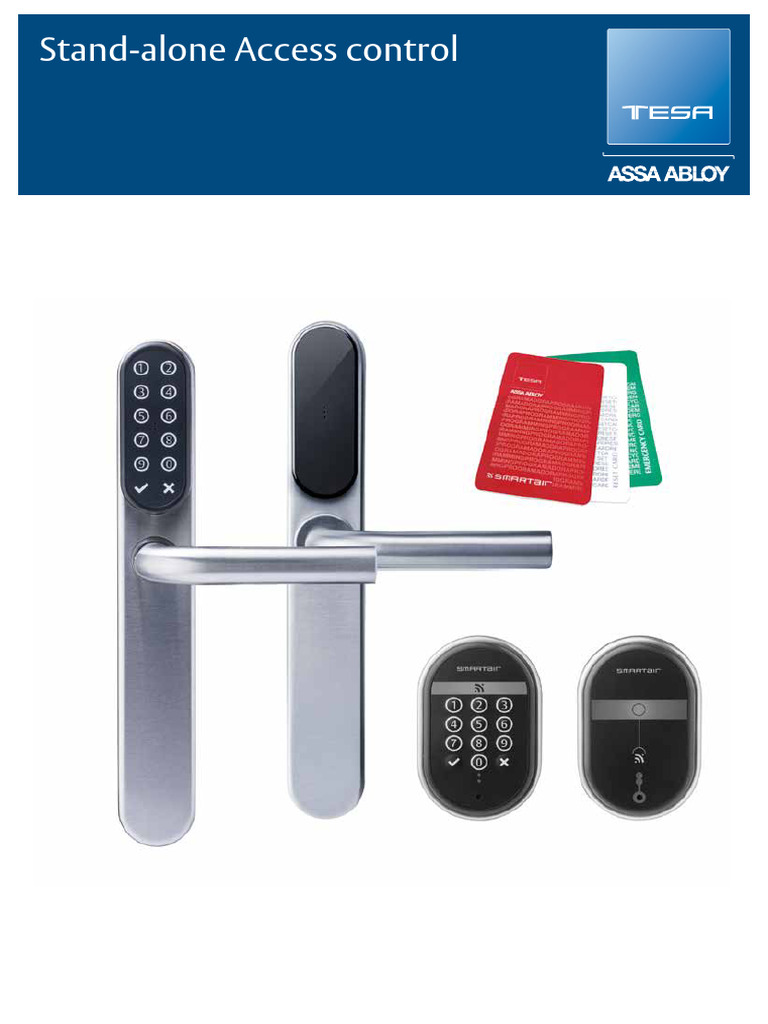 TESA Stand-Alone Access Control | PDF | Access Control | Power Supply TESA Stand-Alone Access Control | PDF | Access Control | Power Supply