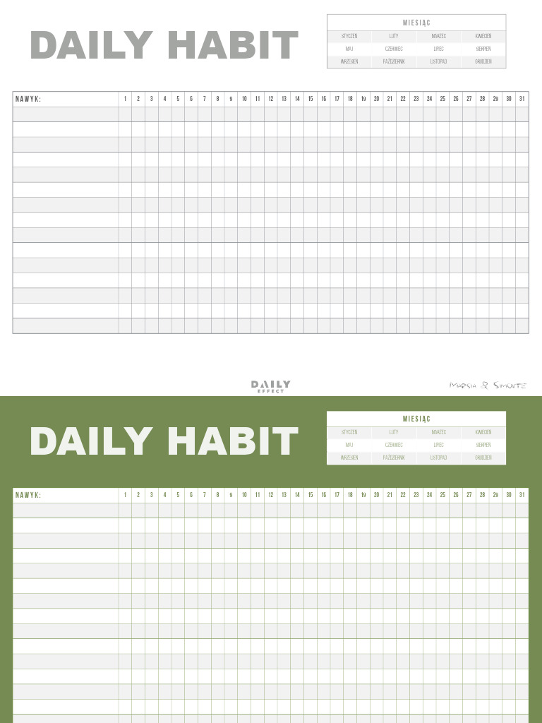 Daily Habit | PDF