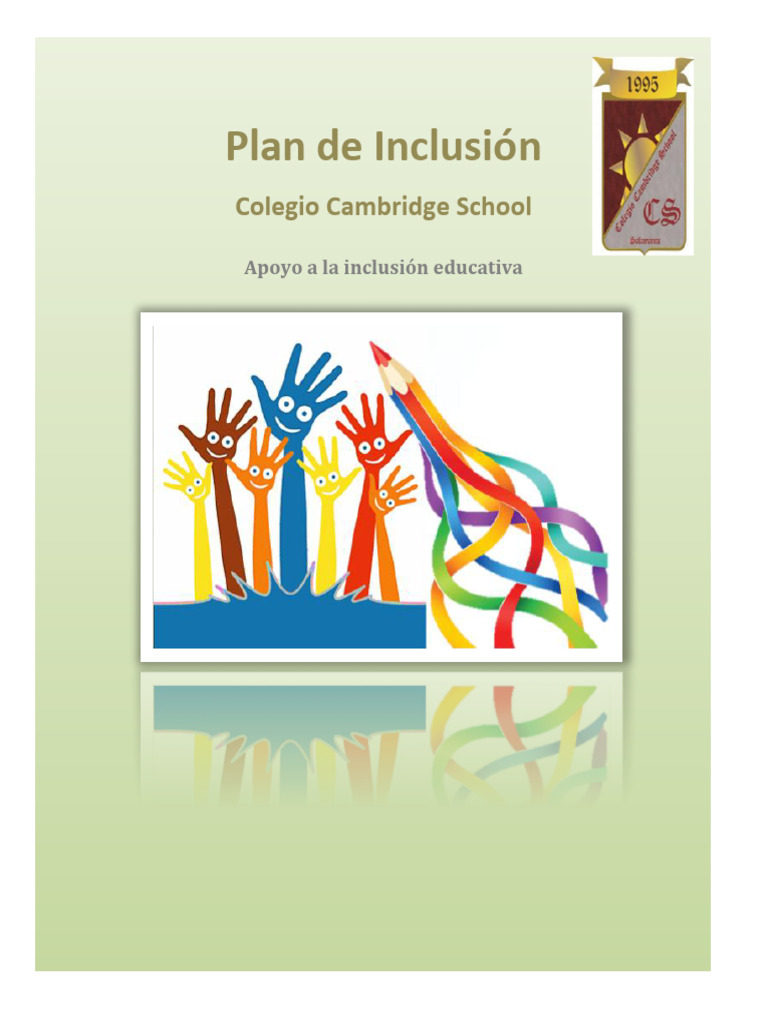 Plan de Inclusión Min | PDF | Inclusión (Educación) | Maestros