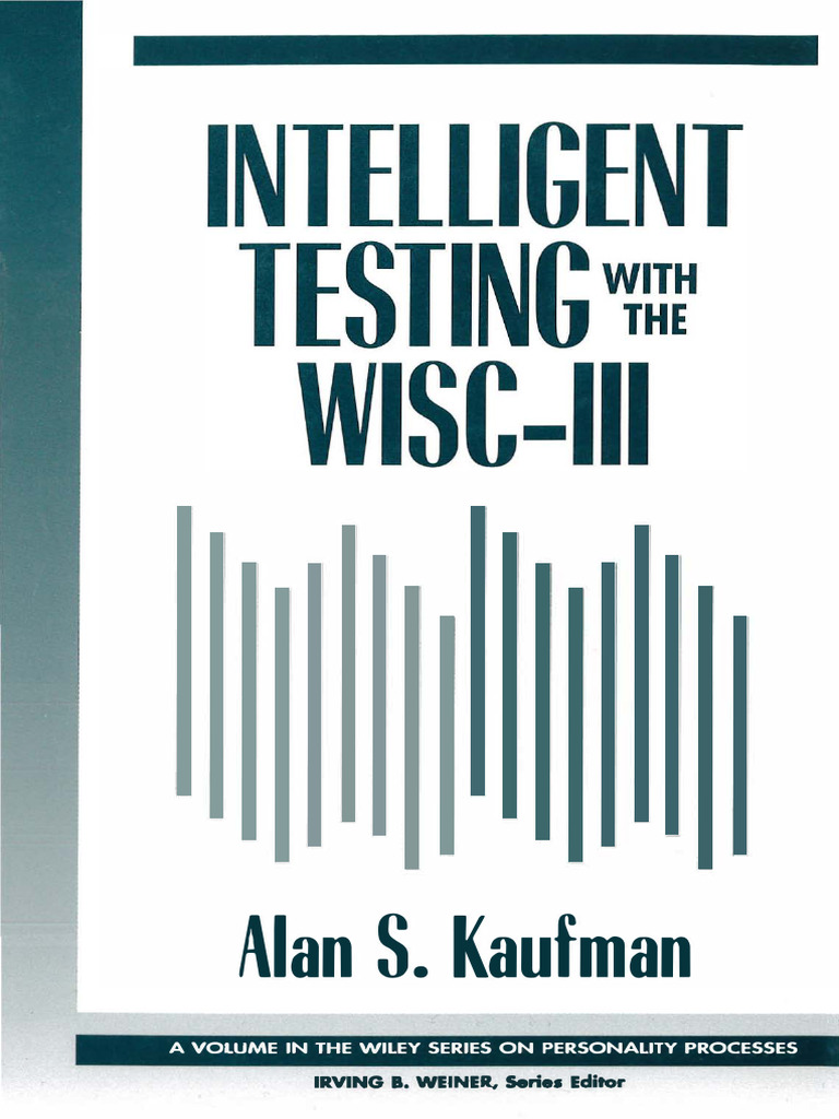 Intelligent Testing With The WISC-III | PDF | Wechsler Adult ...