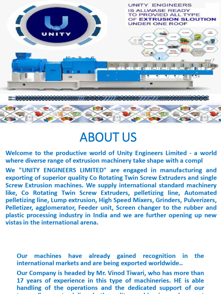 Unity Pwoer Point-2 | PDF | Extrusion | Recycling