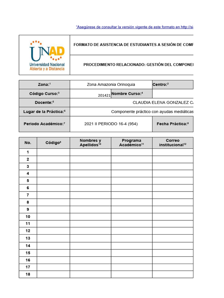 Formato de Registro de Notas | PDF