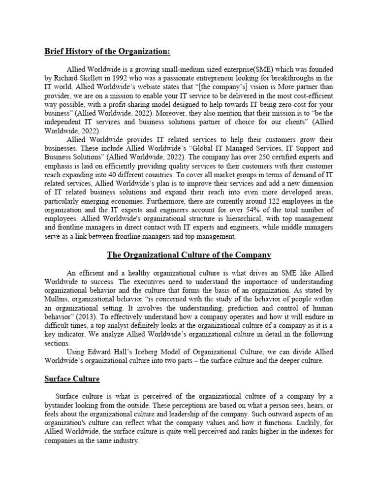 OB Project | PDF | Motivational | Motivation