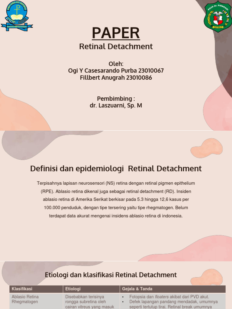 Paper Retinal Detachment | PDF
