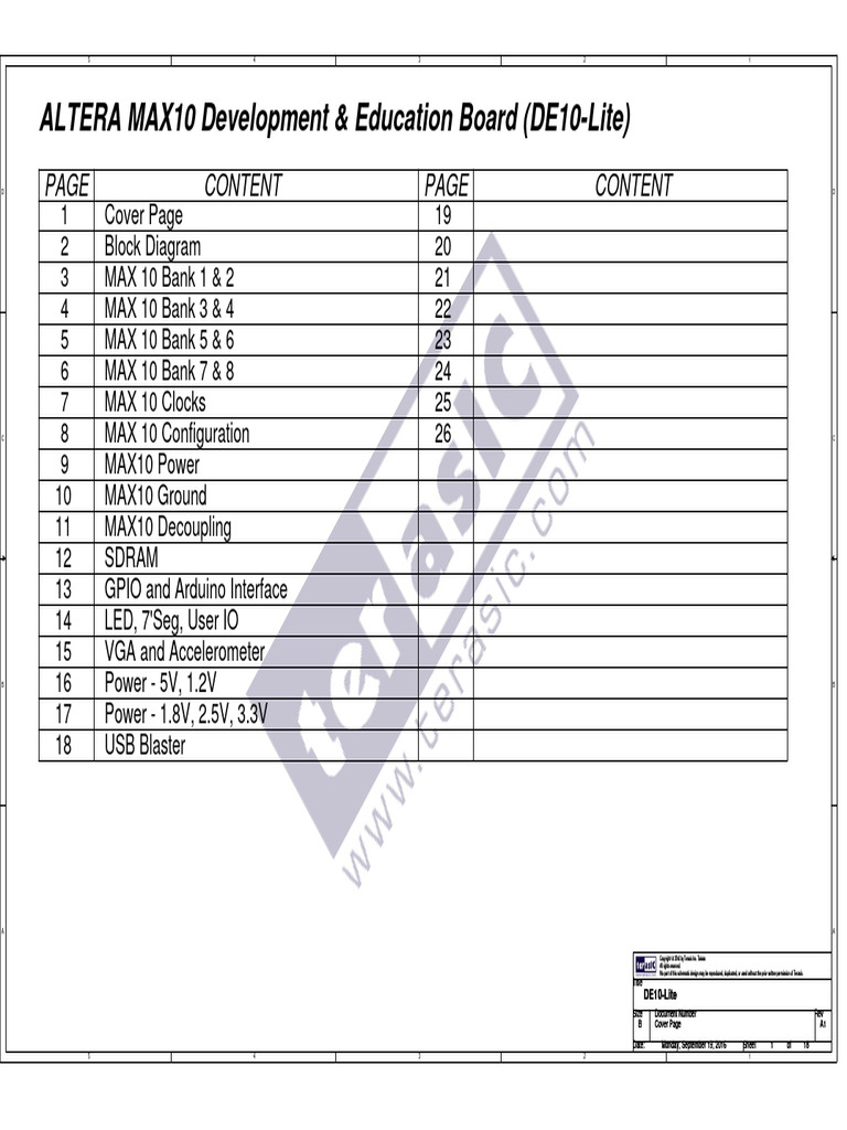 De10 Lite | PDF