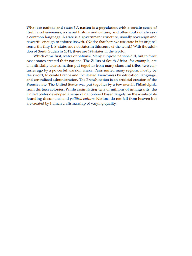 Reading - II, Political Science | PDF