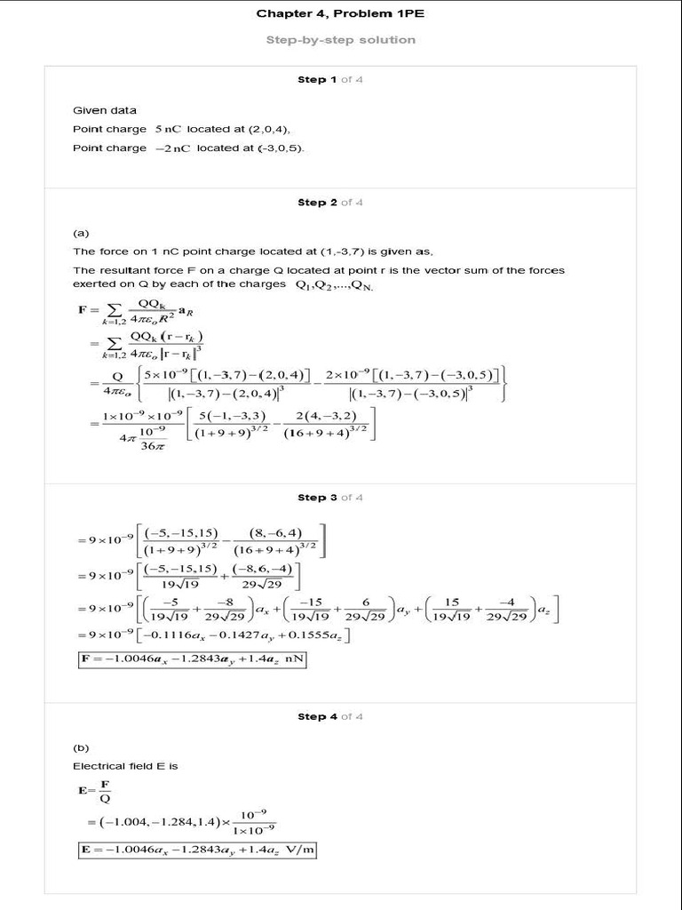 PRACTICE EXERCISE Solution Sadiku 7th Edition | PDF