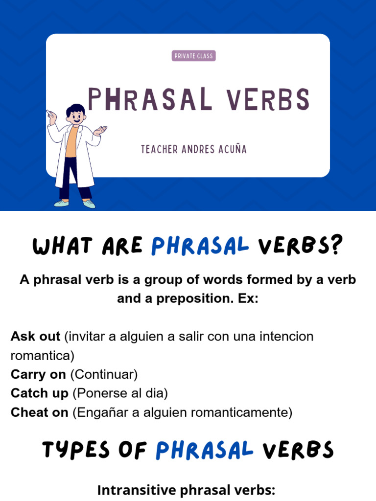 Verbos | PDF | Verb | Syntax