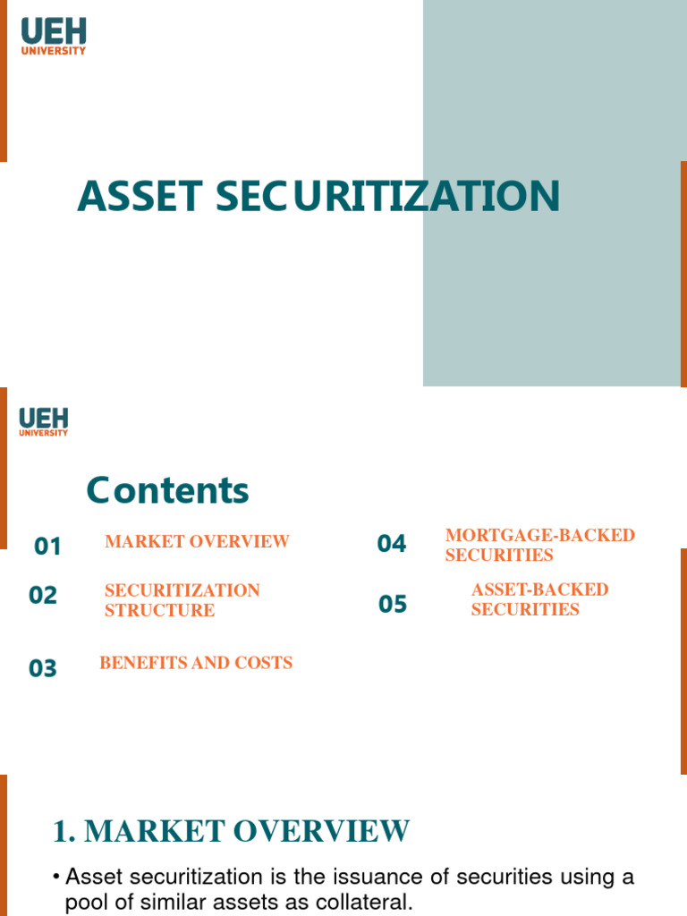 Chapter 7- Asset Securitization | PDF | Securitization | Mortgage ... Chapter 7- Asset Securitization | PDF | Securitization | Mortgage ...