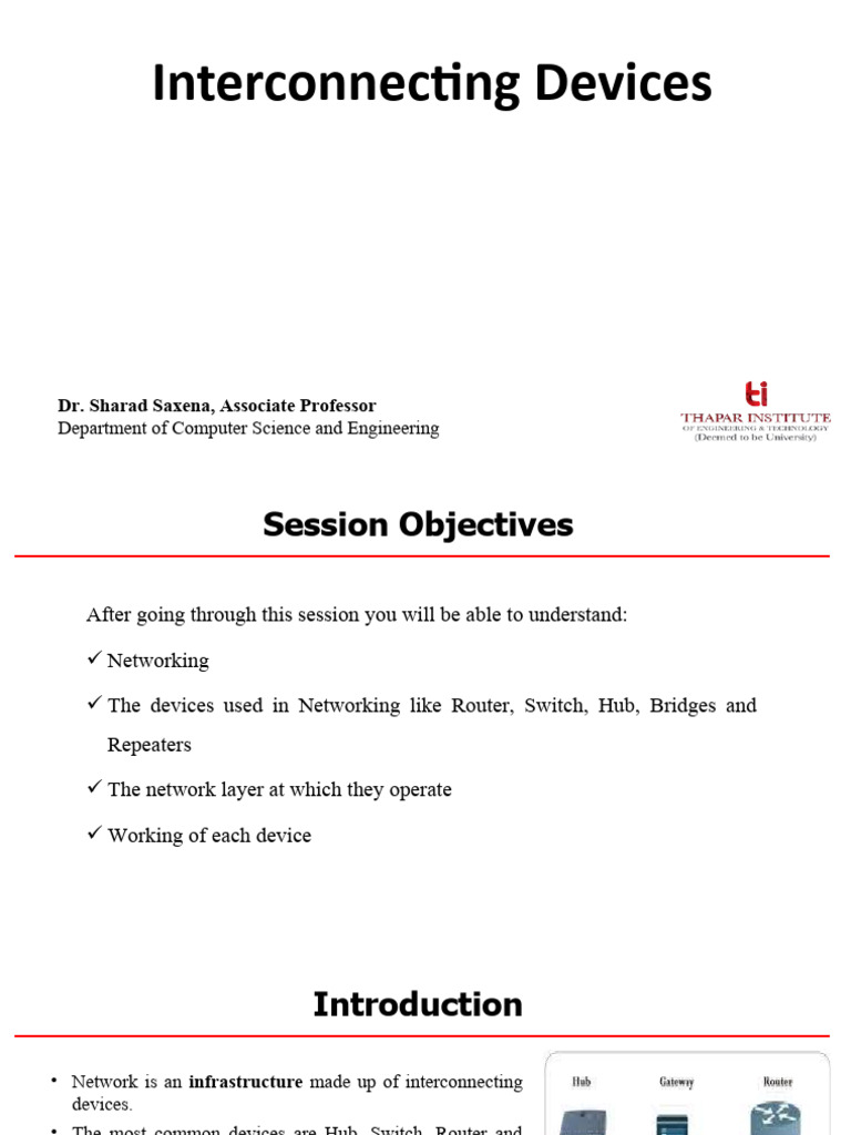 4 Interconnecting Devices | PDF | Network Switch | Computer Network